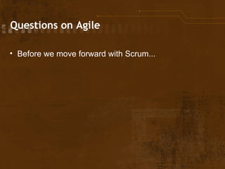 MultiUni - IT150 Intro to Scrum and Agile | PPT