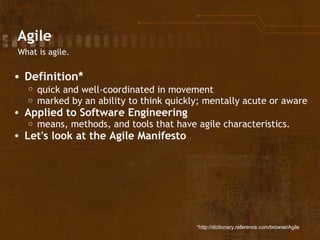 MultiUni - IT150 Intro to Scrum and Agile | PPT
