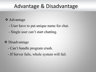 Multiuser chat application using java | PPTX