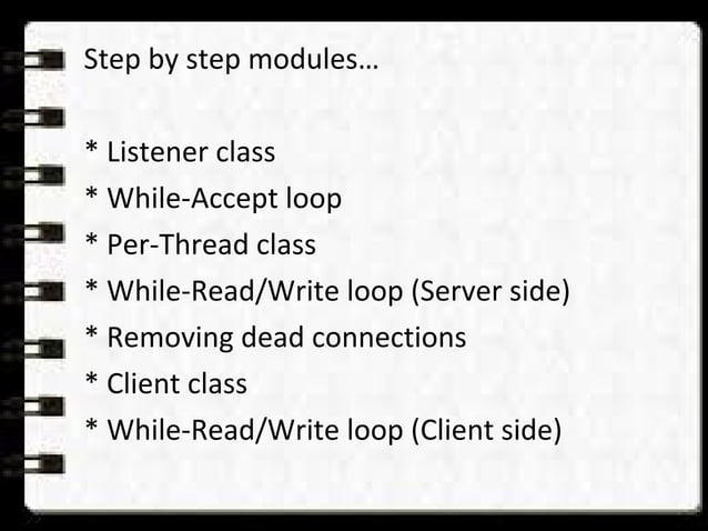 Multi User Chat System Using Java Ppt Computer Networking Computing 9004