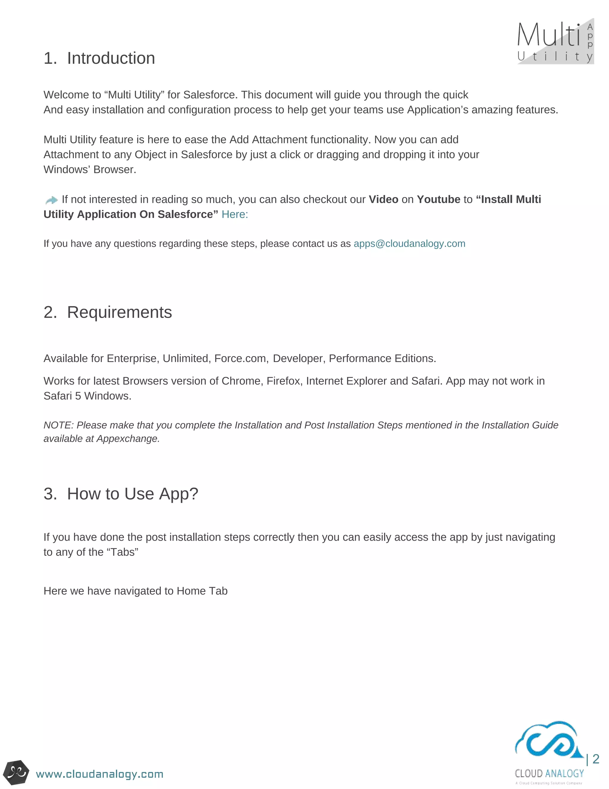 Multi Utility User Guide | PDF