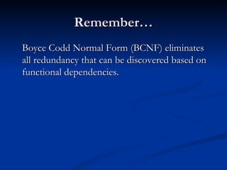 Multivalued dependency | PPT