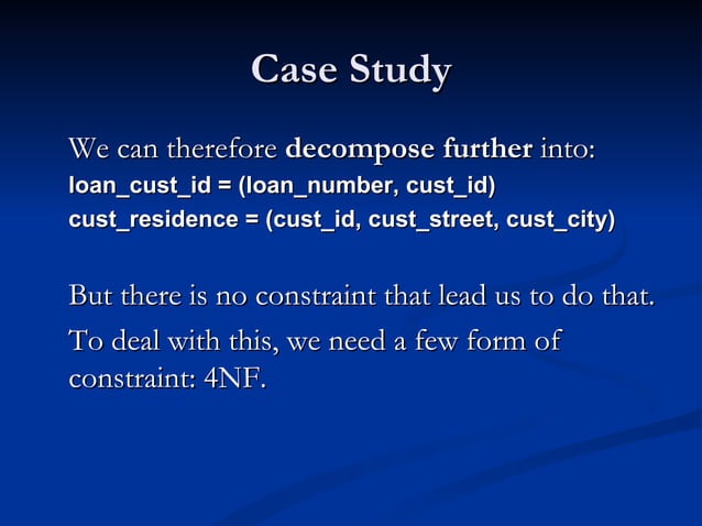 Multivalued dependency | PPT | Databases | Computer Software and Applications