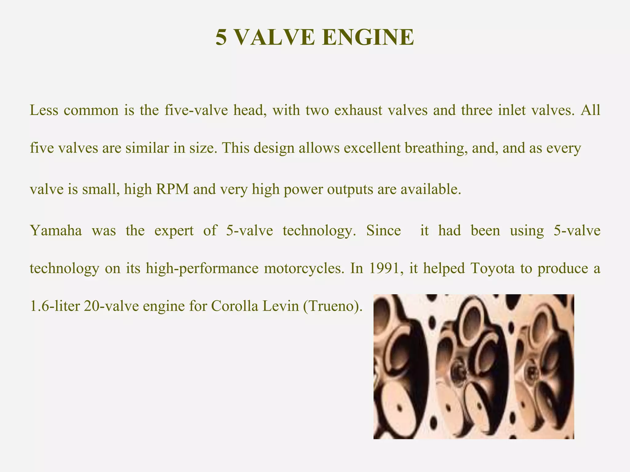 Multi valve technology | PPTX