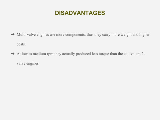 Multi valve technology | PPTX