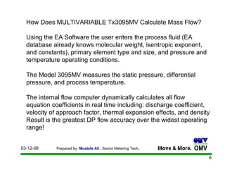 Multivariable Flow Measurement | PPT