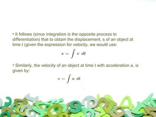 Multi variable integral | PPT | Physics | Science