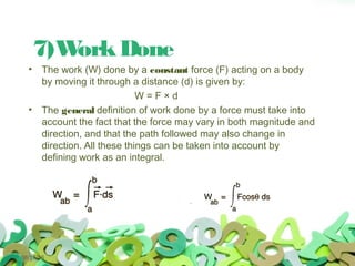 Multi variable integral | PPT | Physics | Science