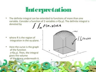 Multi variable integral | PPT | Physics | Science
