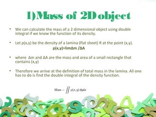 Multi variable integral | PPT | Physics | Science