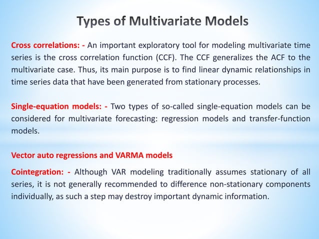 Multivariate analysis | PPTX | Physics | Science