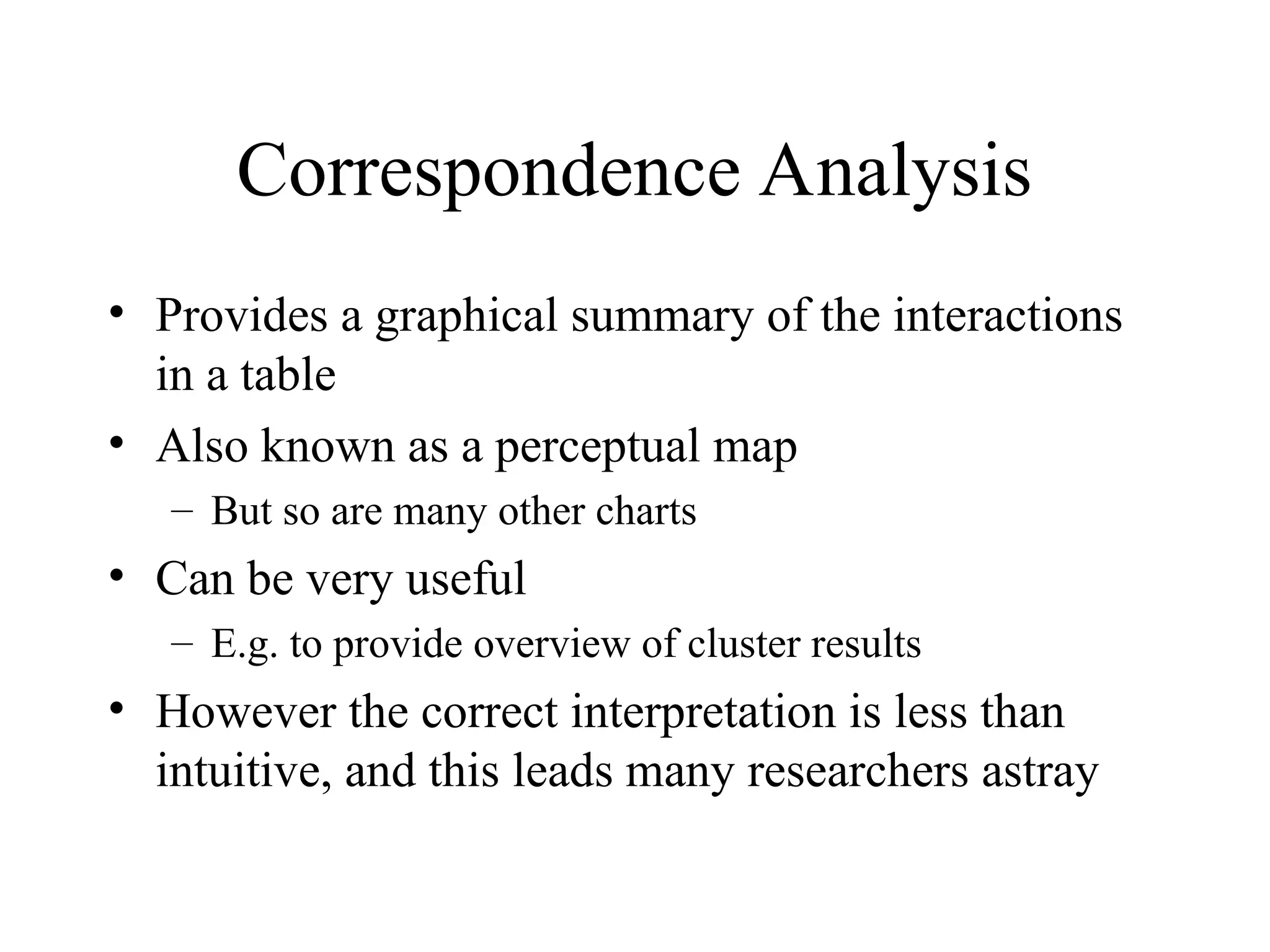 Multivariate Analysis Charts for Students | PPT