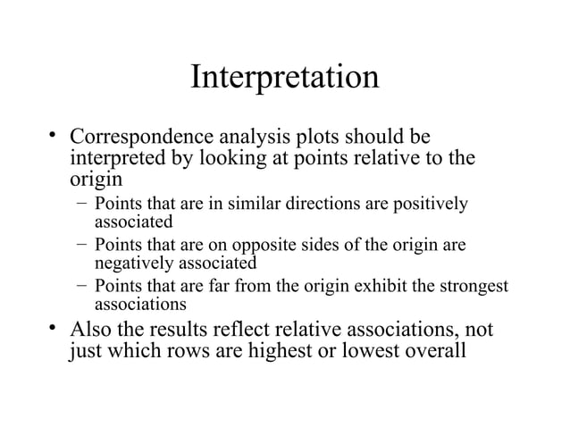 Multivariate Analysis Charts for Students | PPT