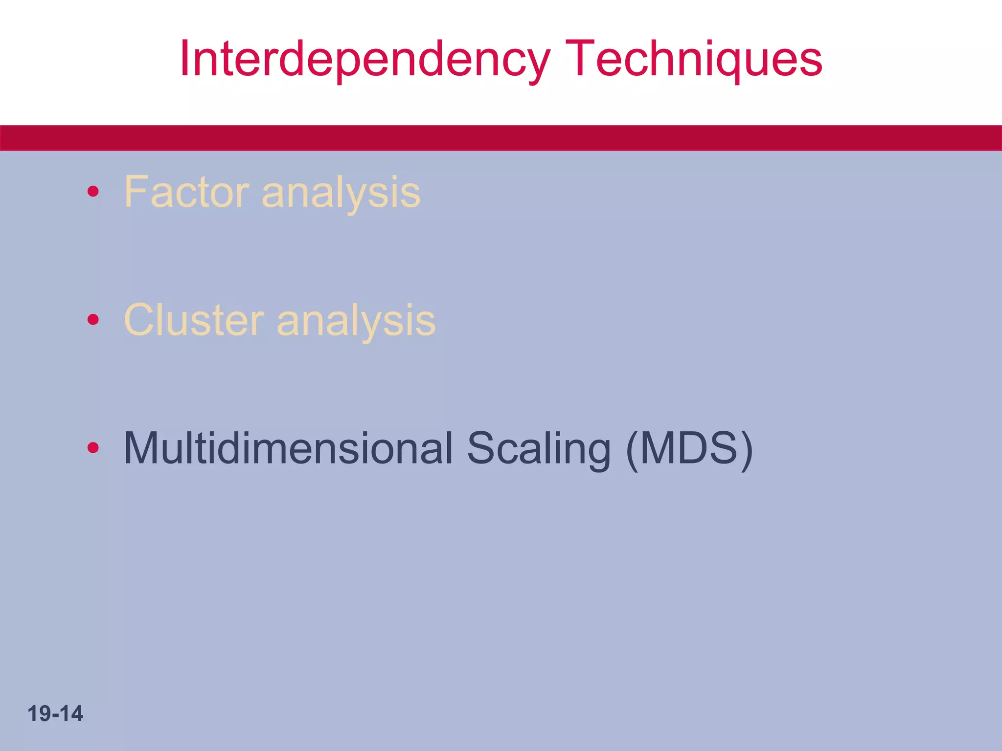 Multivariate Analysis An Overview | PPSX