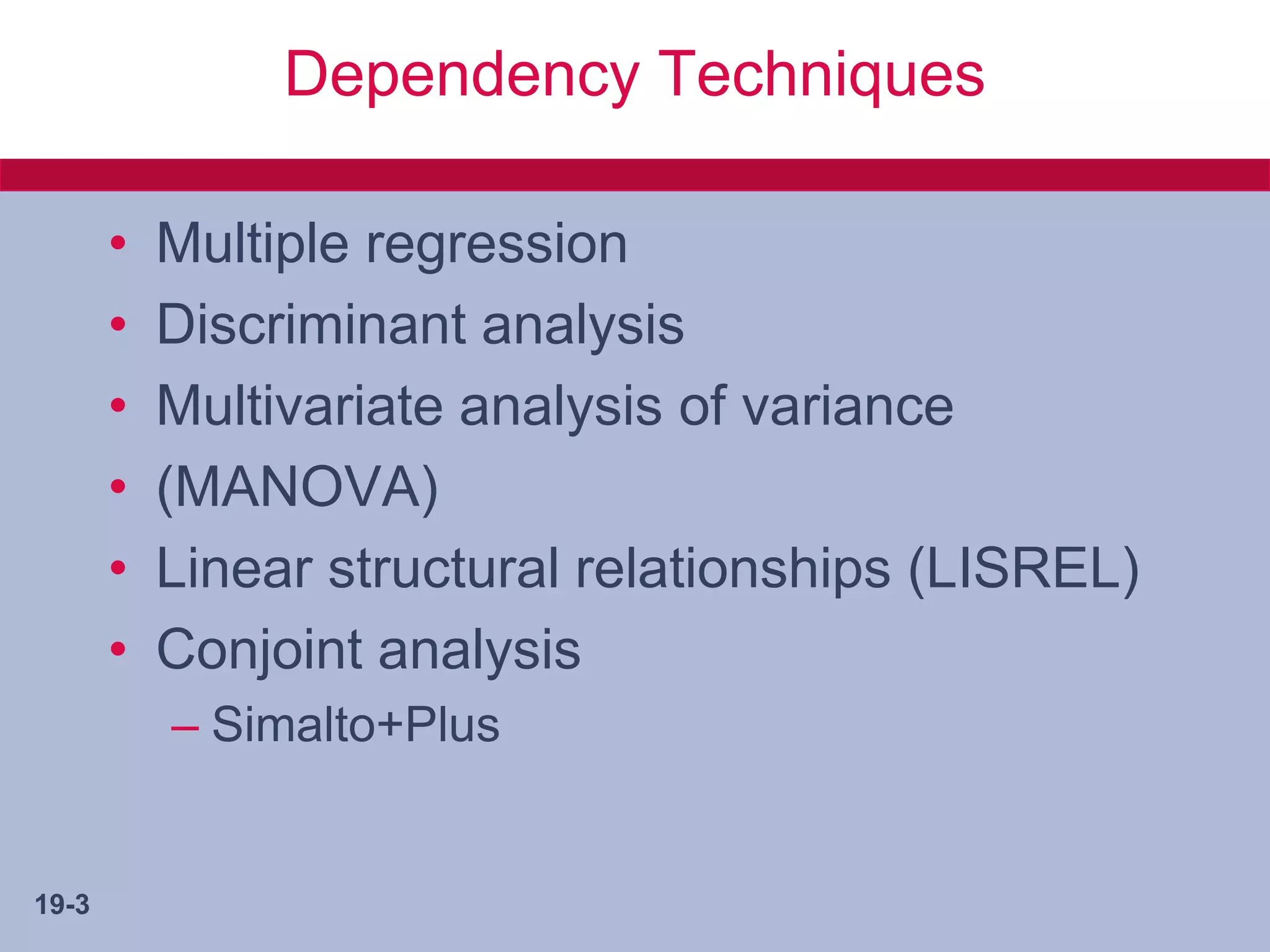 Multivariate Analysis An Overview | PPSX