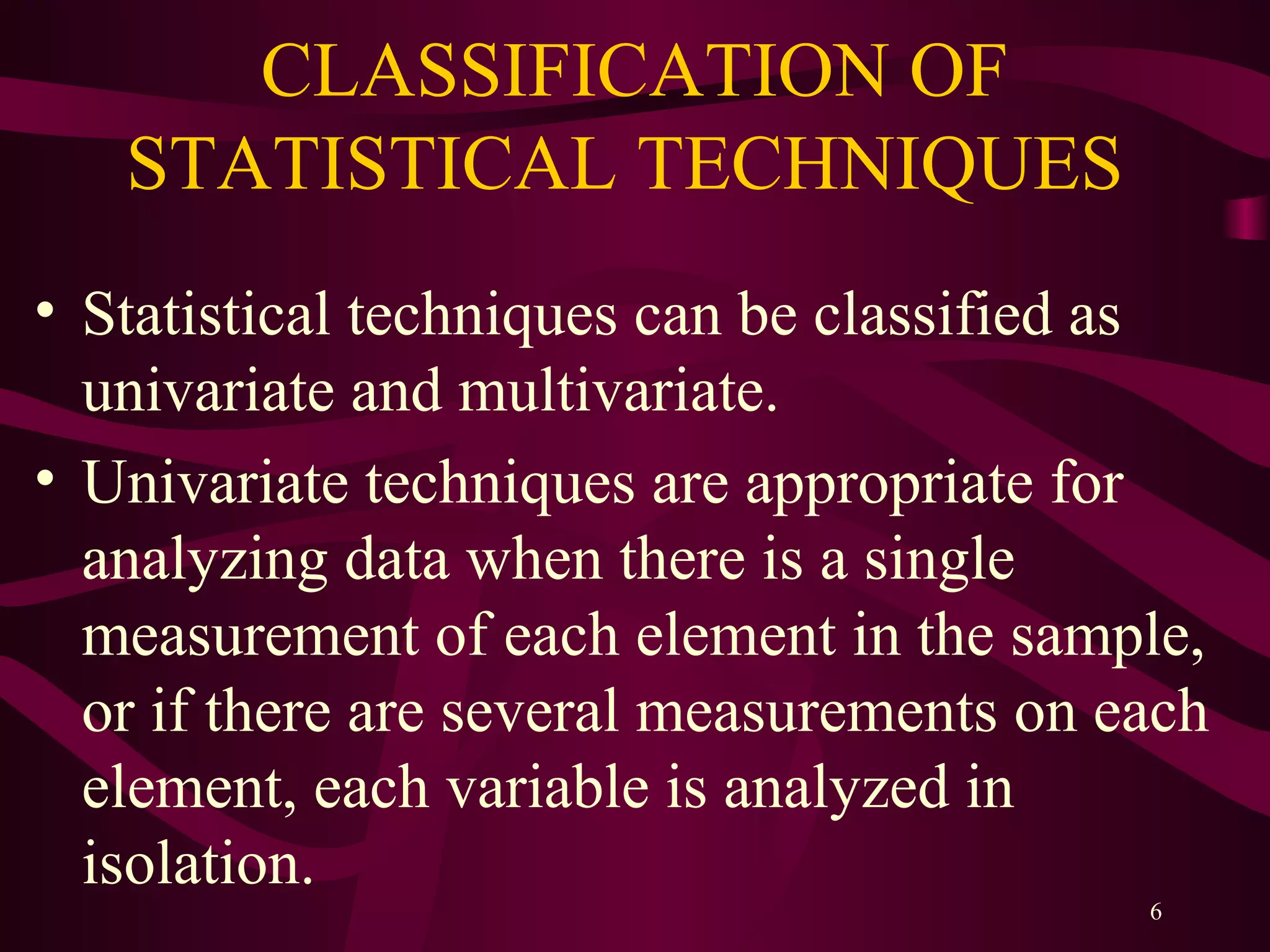 Multivariate Analysis Techniques Ppt