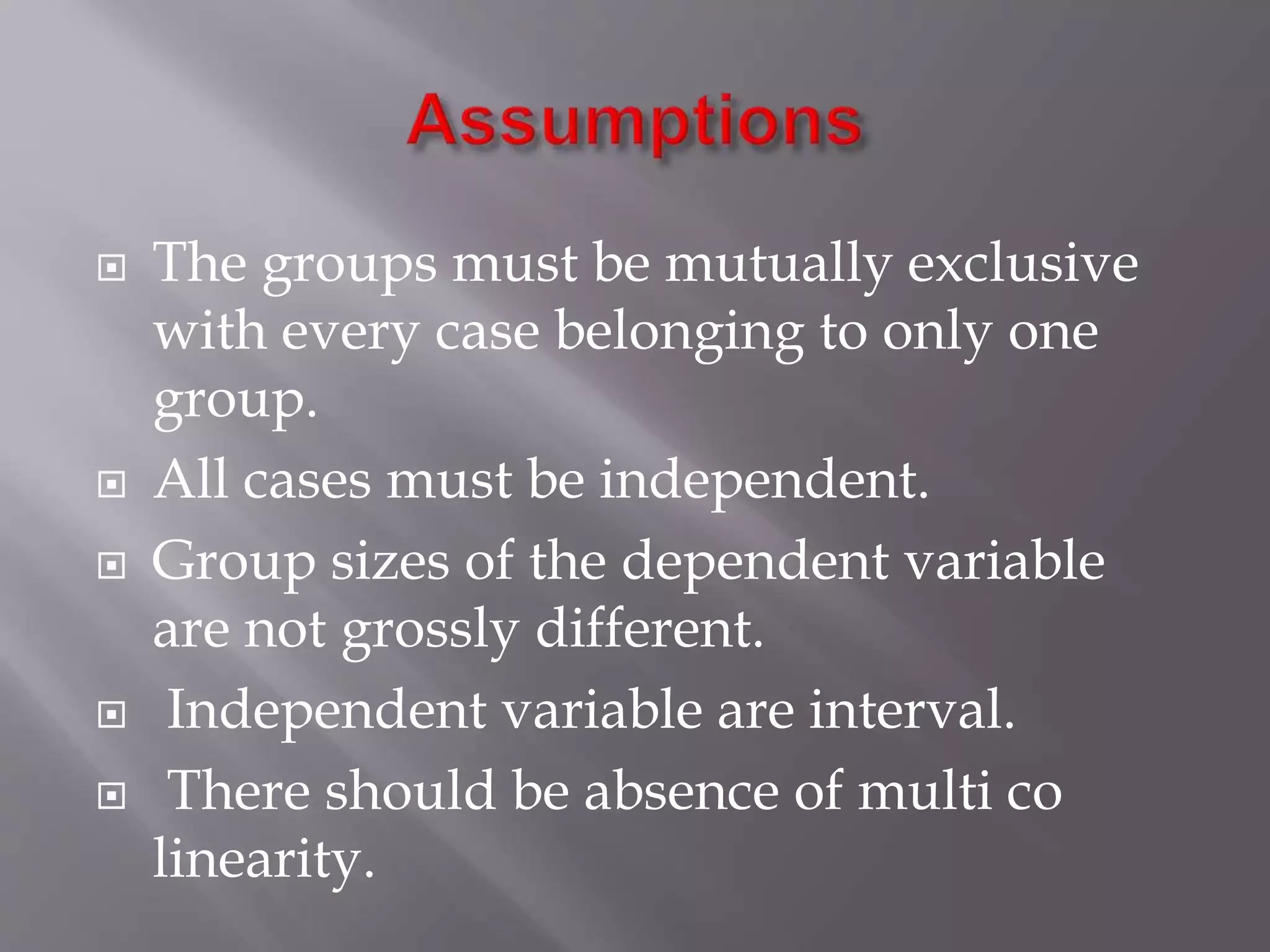 Multivariate analysis | PPTX