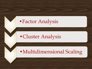 Multivariate analysis | PPTX