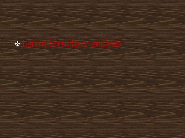 Multivariate analysis | PPTX