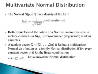 Multivariate and Conditional Distribution | PPT