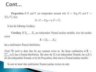 Multivariate and Conditional Distribution | PPT