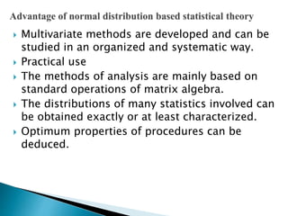 Multivariate and Conditional Distribution | PPT