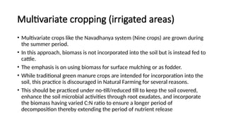different types of cropping in natural farming | PPTX