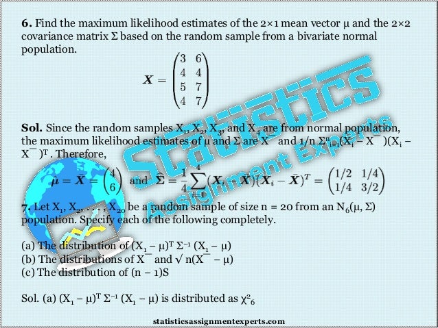 Multivariate Methods Assignment Help | PPT