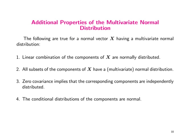 Multivariate Normal Distribution Pdf