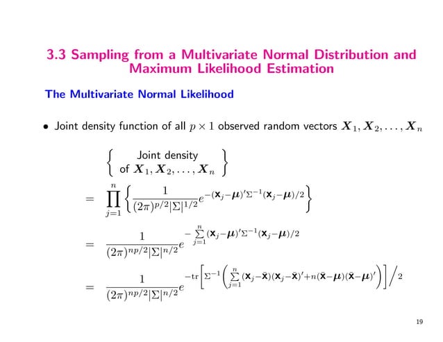 Multivariate Normal Distribution Pdf