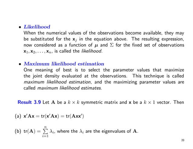 Multivariate Normal Distribution Pdf