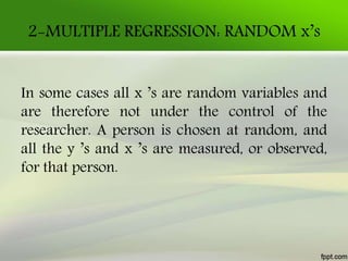 Multivariate reg analysis | PPTX