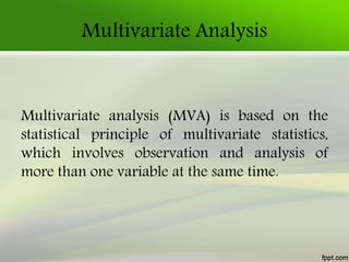 Multivariate reg analysis | PPTX