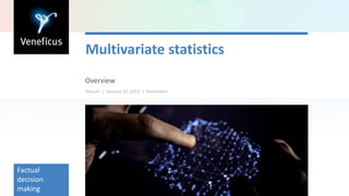 Multivariate statistics | PDF