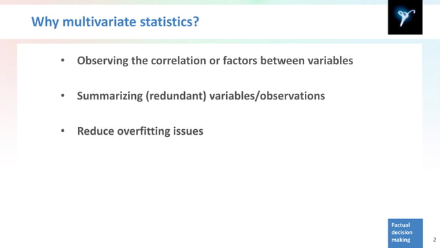 Multivariate statistics | PDF