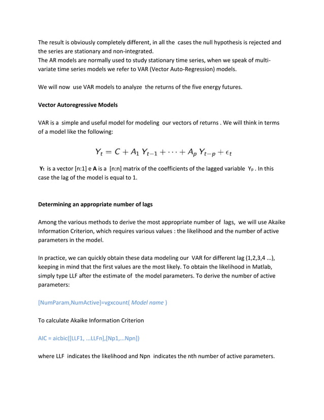 Multivariate time series | PDF
