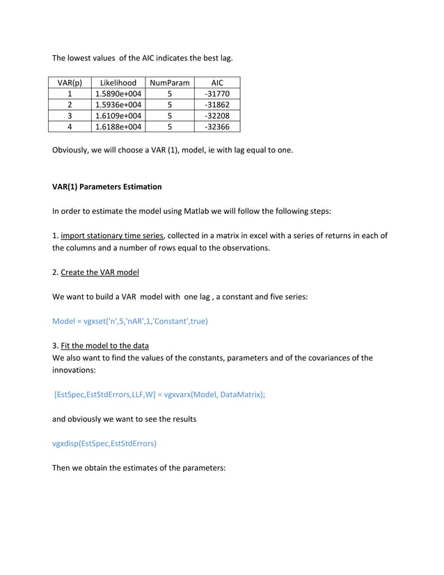 Multivariate time series | PDF