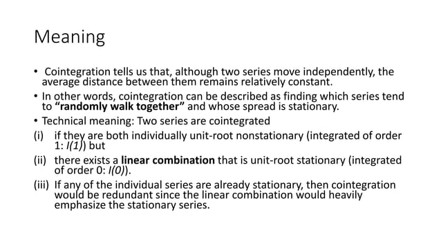 Econometrcis-Multivariate Time Series Analysis.pptx | Science