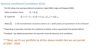 Multivariate volatility forecasting | PPTX