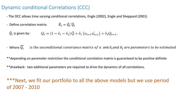 Multivariate Volatility Forecasting Ppt Free Download 6694