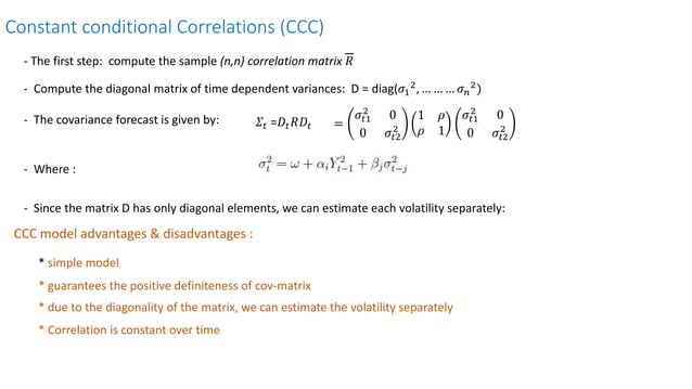 Multivariate Volatility Forecasting Ppt