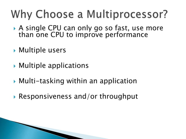 Multivector and multiprocessor | PPTX