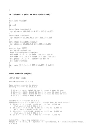 Multivendor MPLS L3VPN | PDF