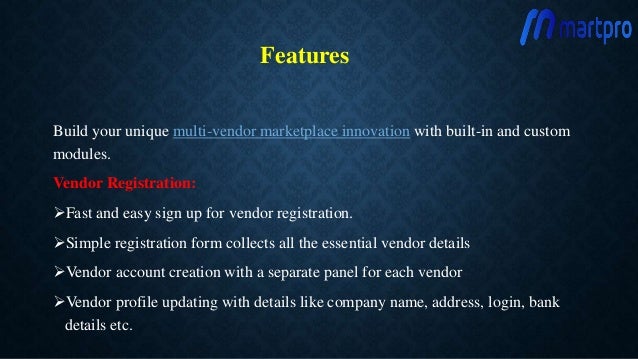 Multi vendor e commerce platform | PPT