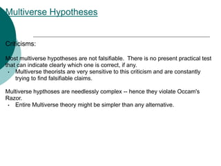 Multiverses.ppt kdsticseivcukkccunbcdshk | PPT
