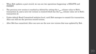 Multi version Concurrency Control and its applications in Advanced ...