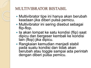 Multivibrator bistabil | PPTX