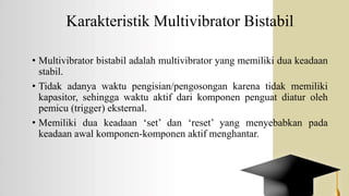 Multivibrator bistabil | PPT