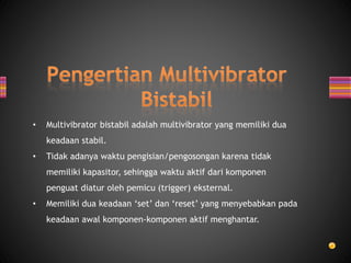 Multivibrator Bistabil | PPTX