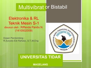 Multivibrator bistabil riffanda pandu tma | PPT